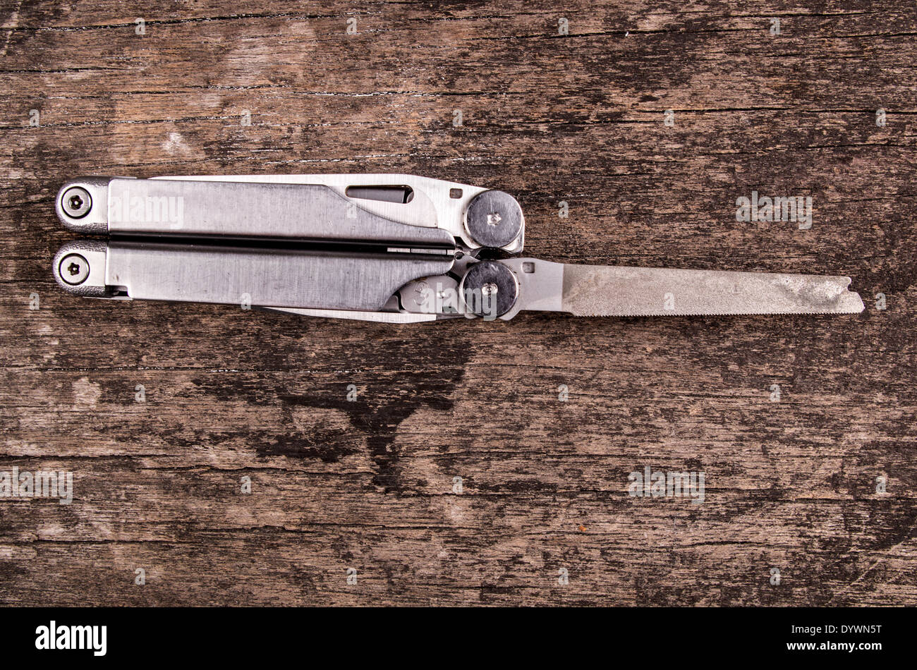 multitool, multi purpose tool with plyers and knife Stock Photo - Alamy
