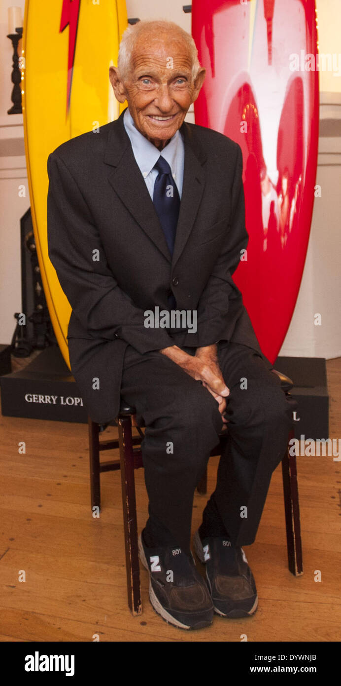 San Clemente, California, USA. 7th Apr, 2014. Doc Paskowitz, 93, shared ...