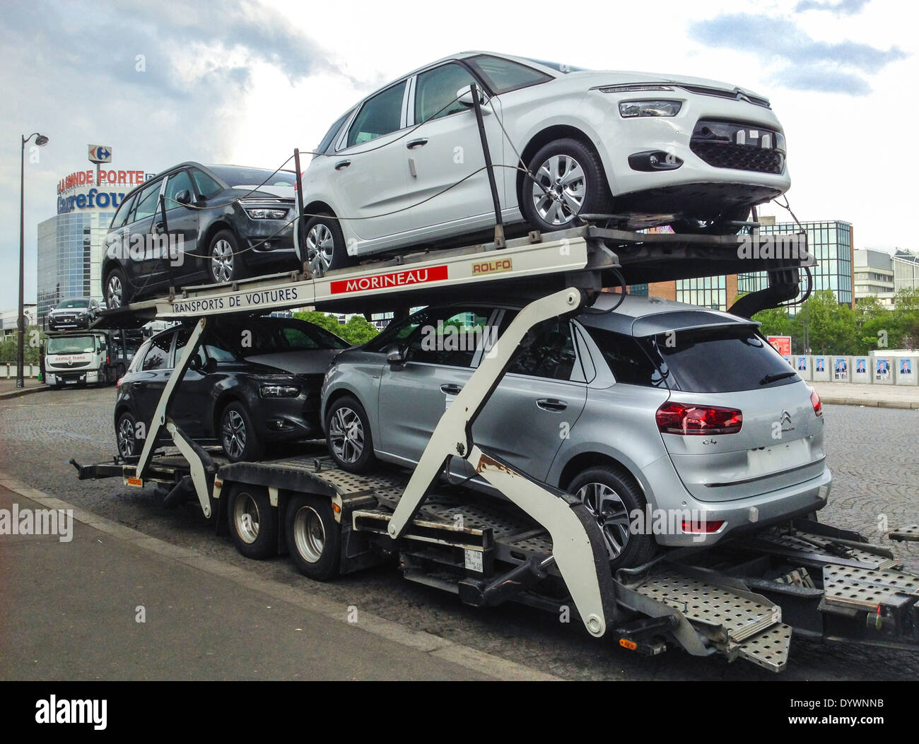 Paris france new french cars hi-res stock photography and images - Alamy