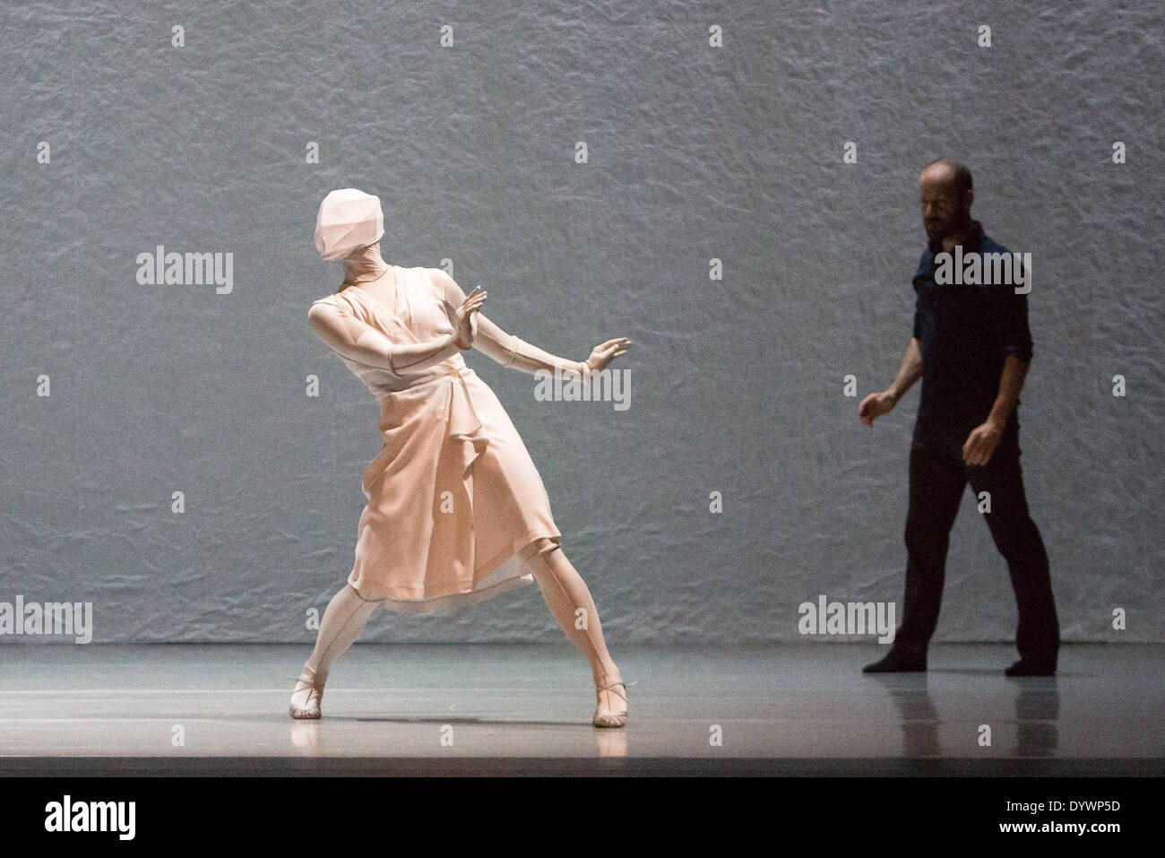 London, UK. 25th Apr, 2014. Crystal Pite's Kidd Pivot company presents ...