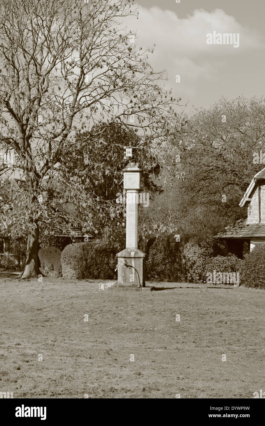 Blaise Hamlet Sun Dial Stock Photo - Alamy