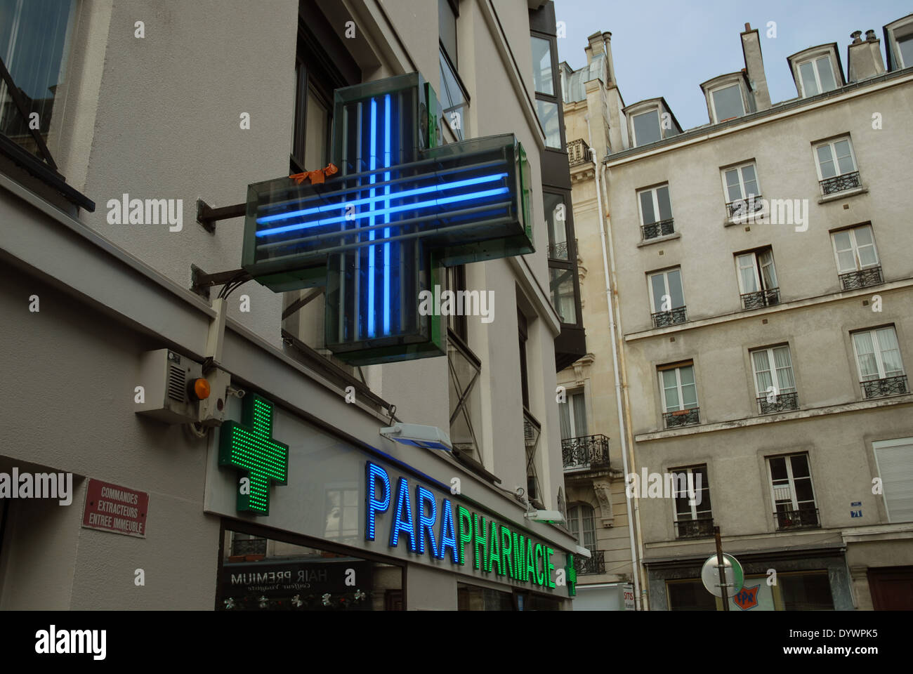 Pharmacy symbol france hi-res stock photography and images - Alamy