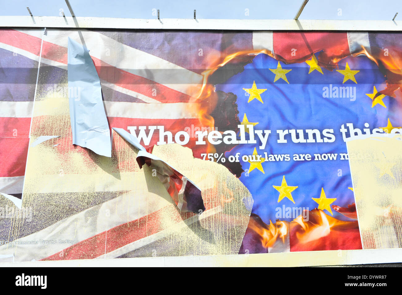 Ukip campaign poster hi-res stock photography and images - Alamy