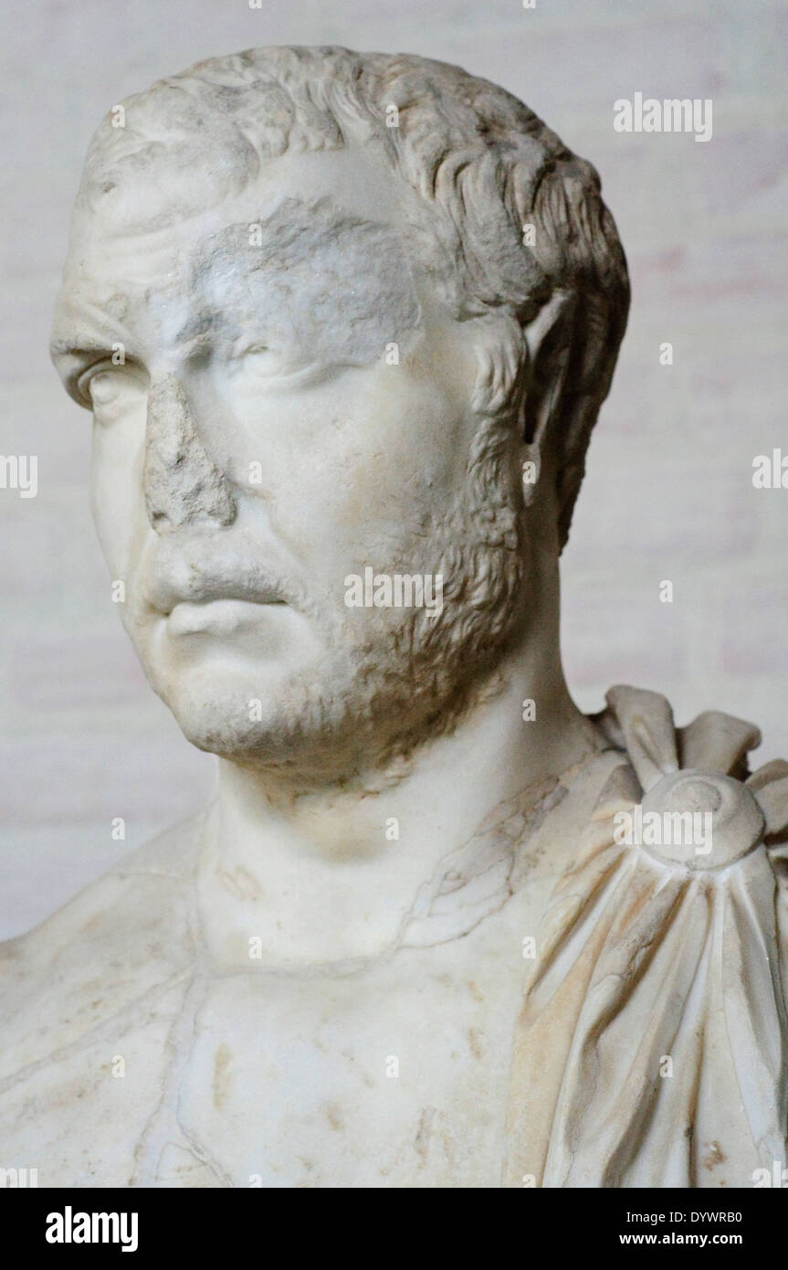 Germany, Bavaria, Munich, Glyptothek Museum, Roman Sculpture, Bust of a ...