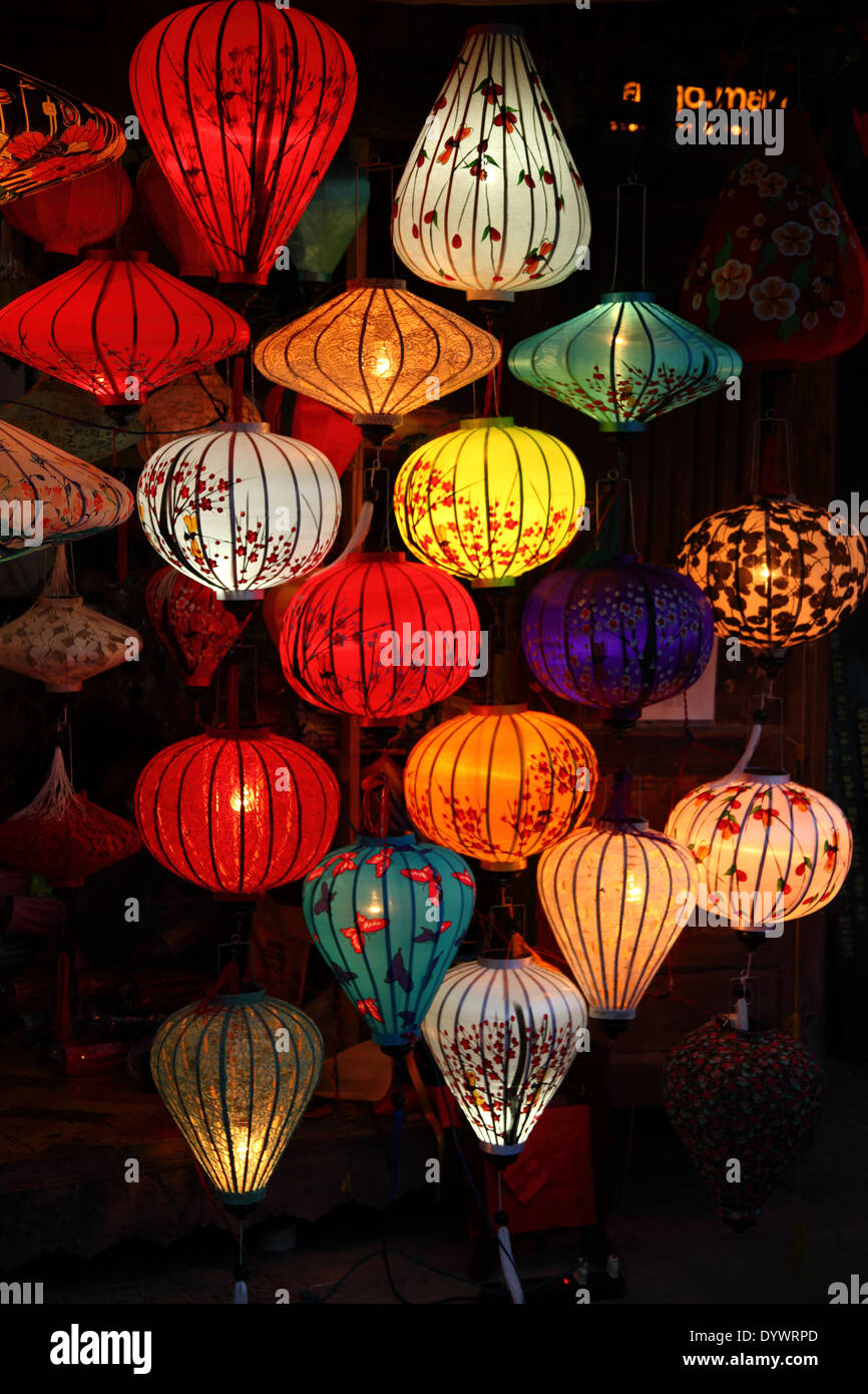 Hanoi tet lanterns hi-res stock photography and images - Alamy