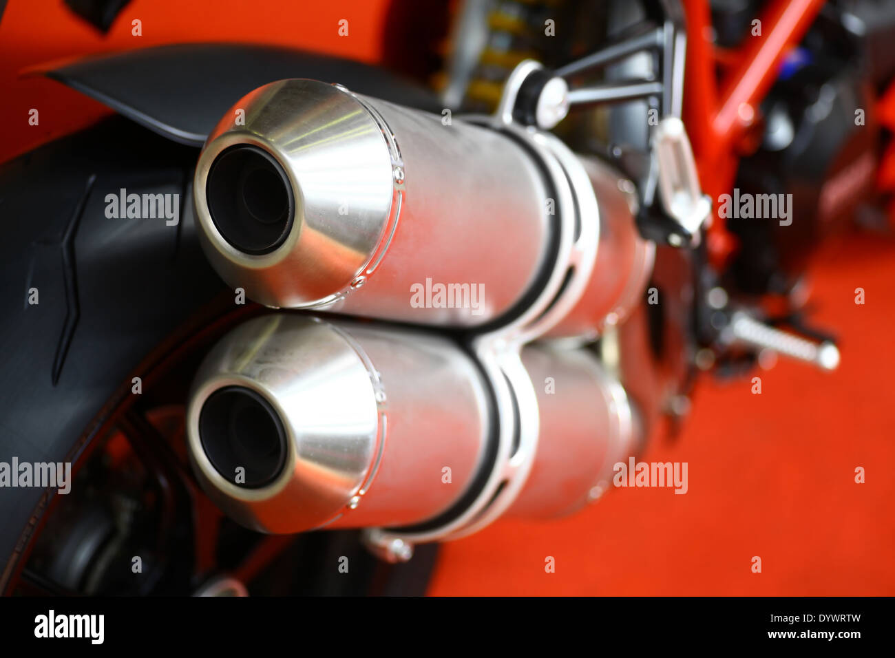 Motorcycle exhaust hi-res stock photography and images - Alamy