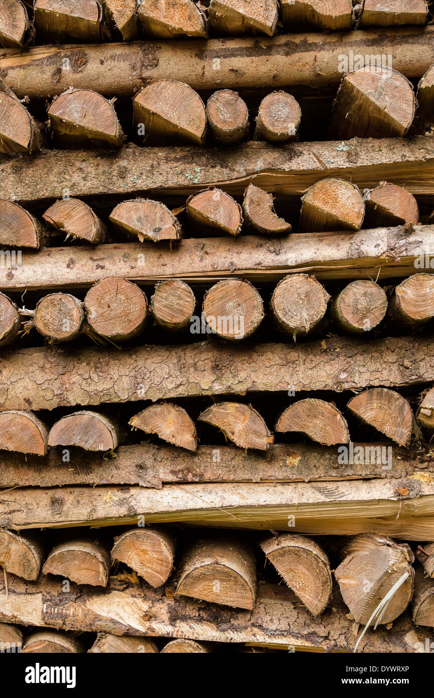 Wood stack stacked firewood hi-res stock photography and images - Alamy