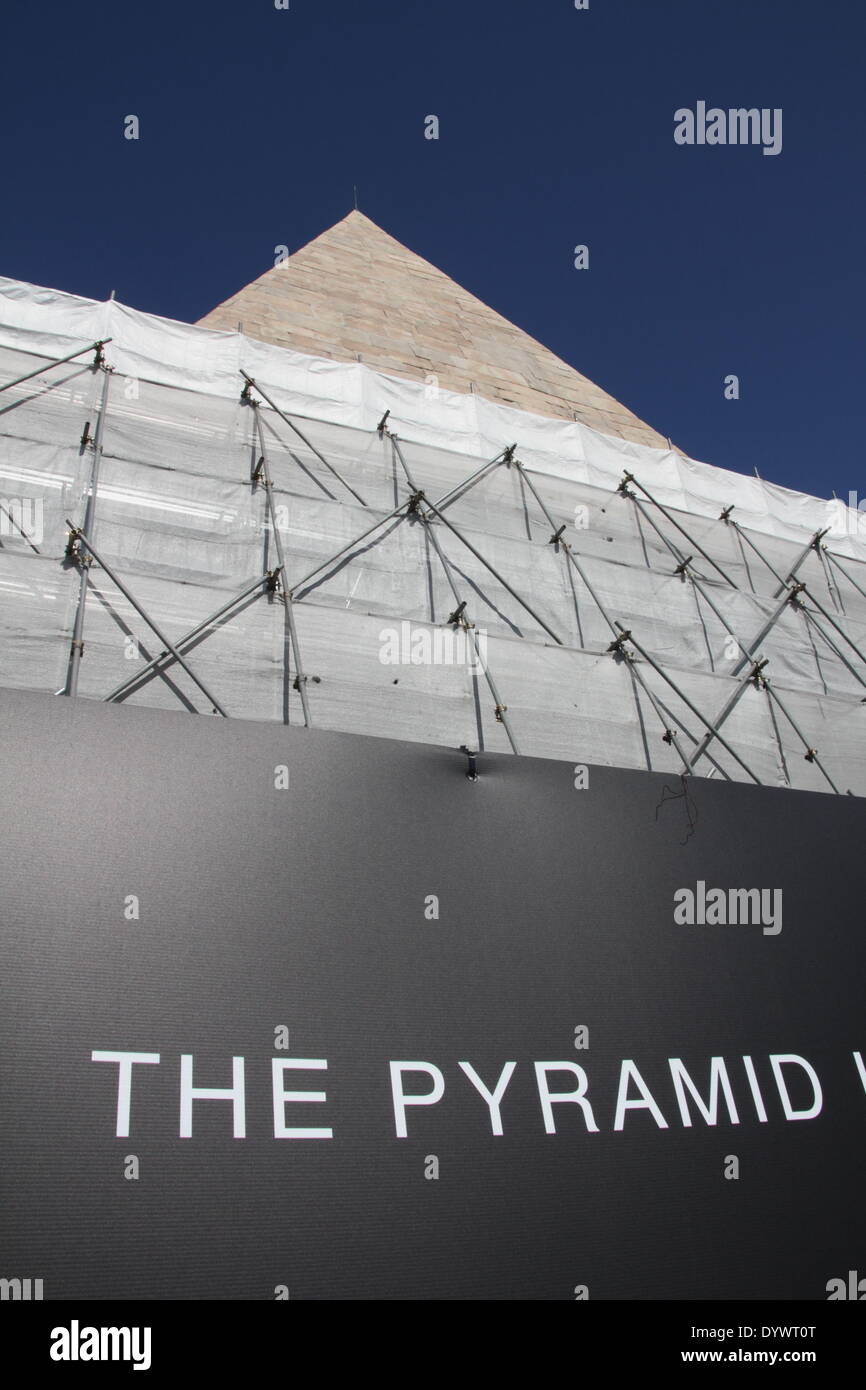 Pyramid restoration completion hi-res stock photography and images - Alamy