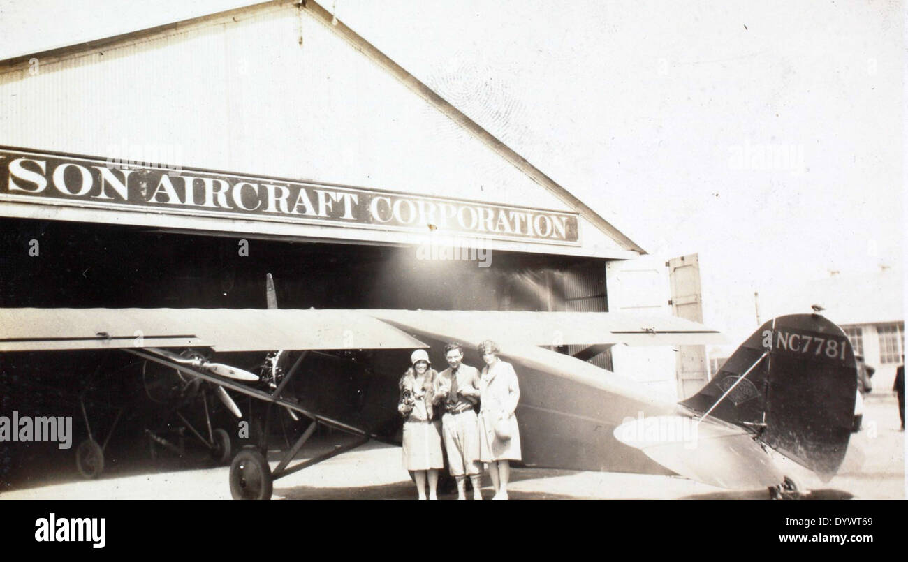 The image from the AL-55 Charles Rector album features a barnstorming ...