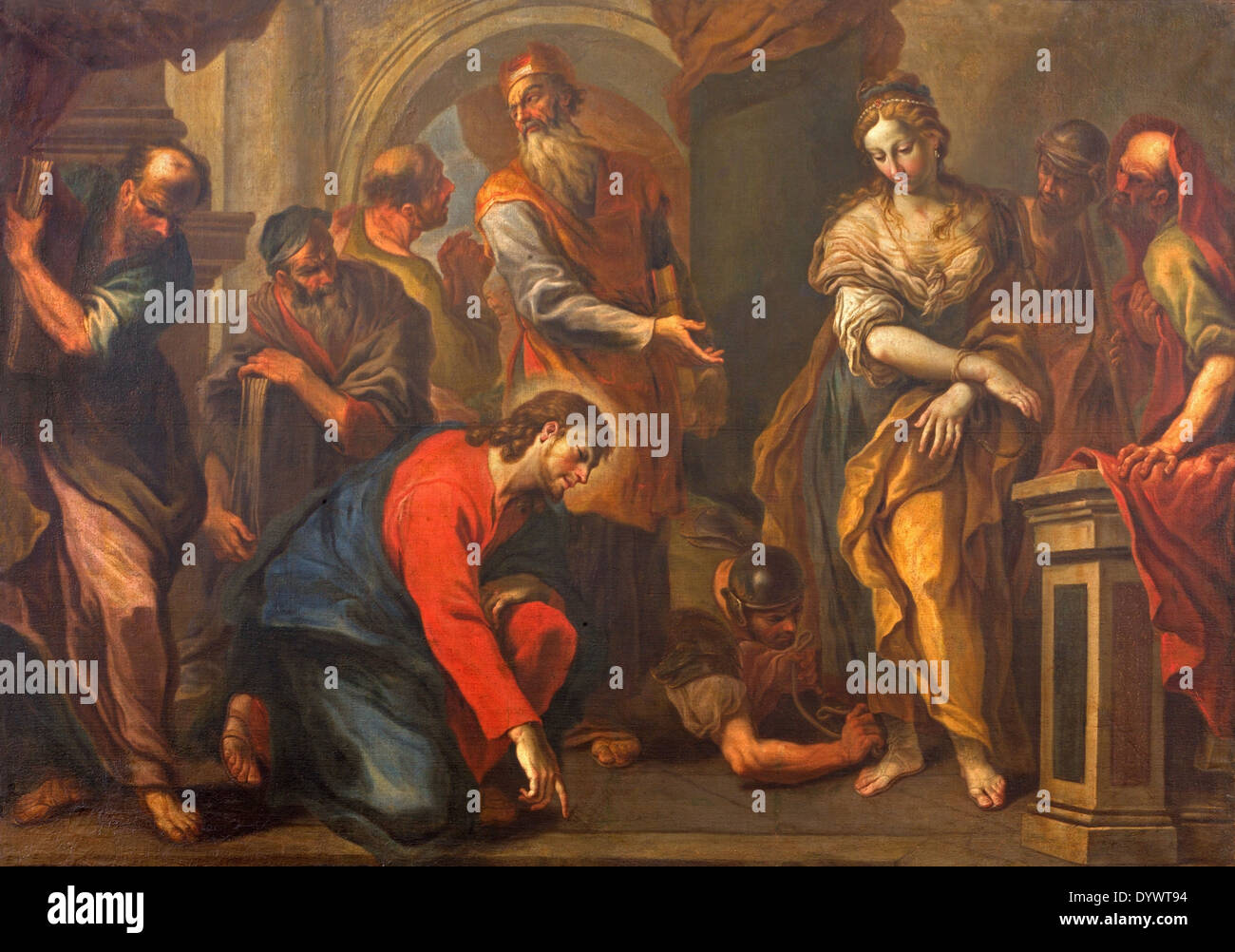 Jesus the sinful woman hi-res stock photography and images - Alamy