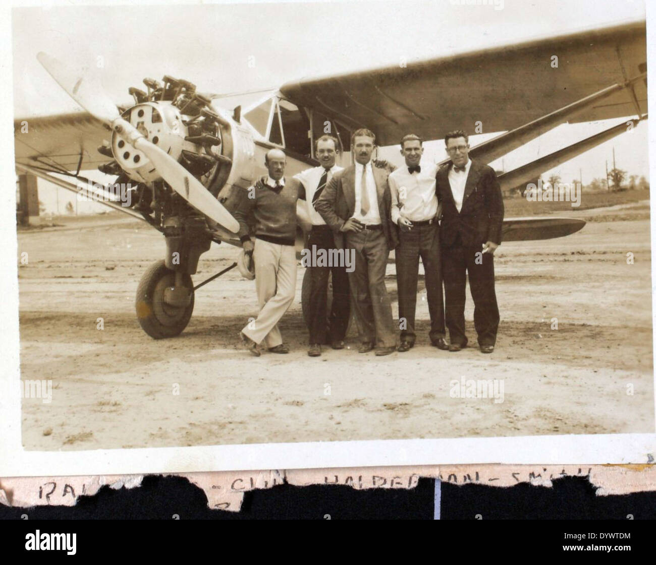 The image features Fred Alvin Jones, a pilot with Eastern Airlines ...