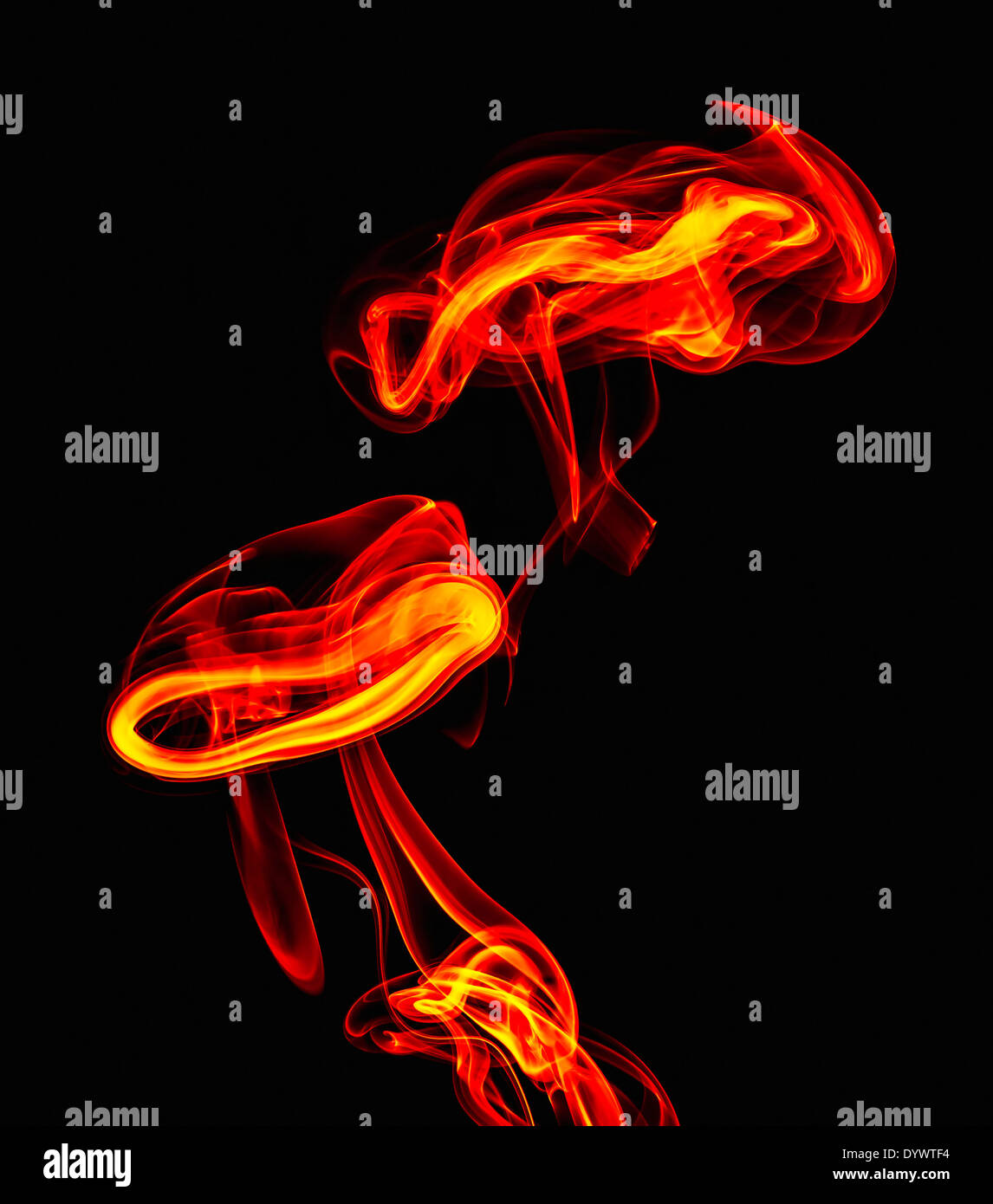 Black background red smoke hi-res stock photography and images - Alamy