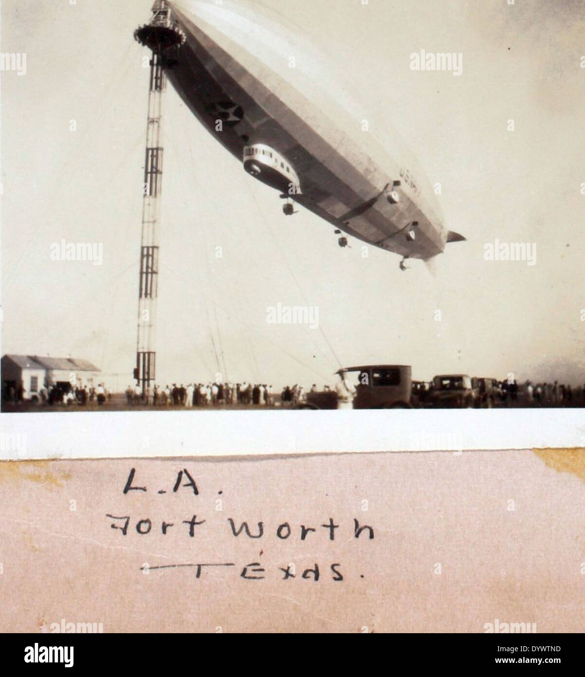 Fred Alvin Jones’ collection includes this image of the LZ-126 ...