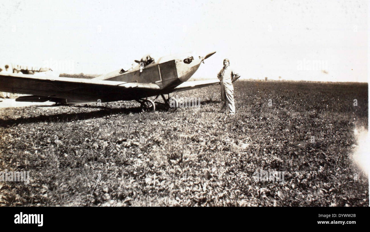 This image features Charles Rector, a renowned barnstormer, as part of ...