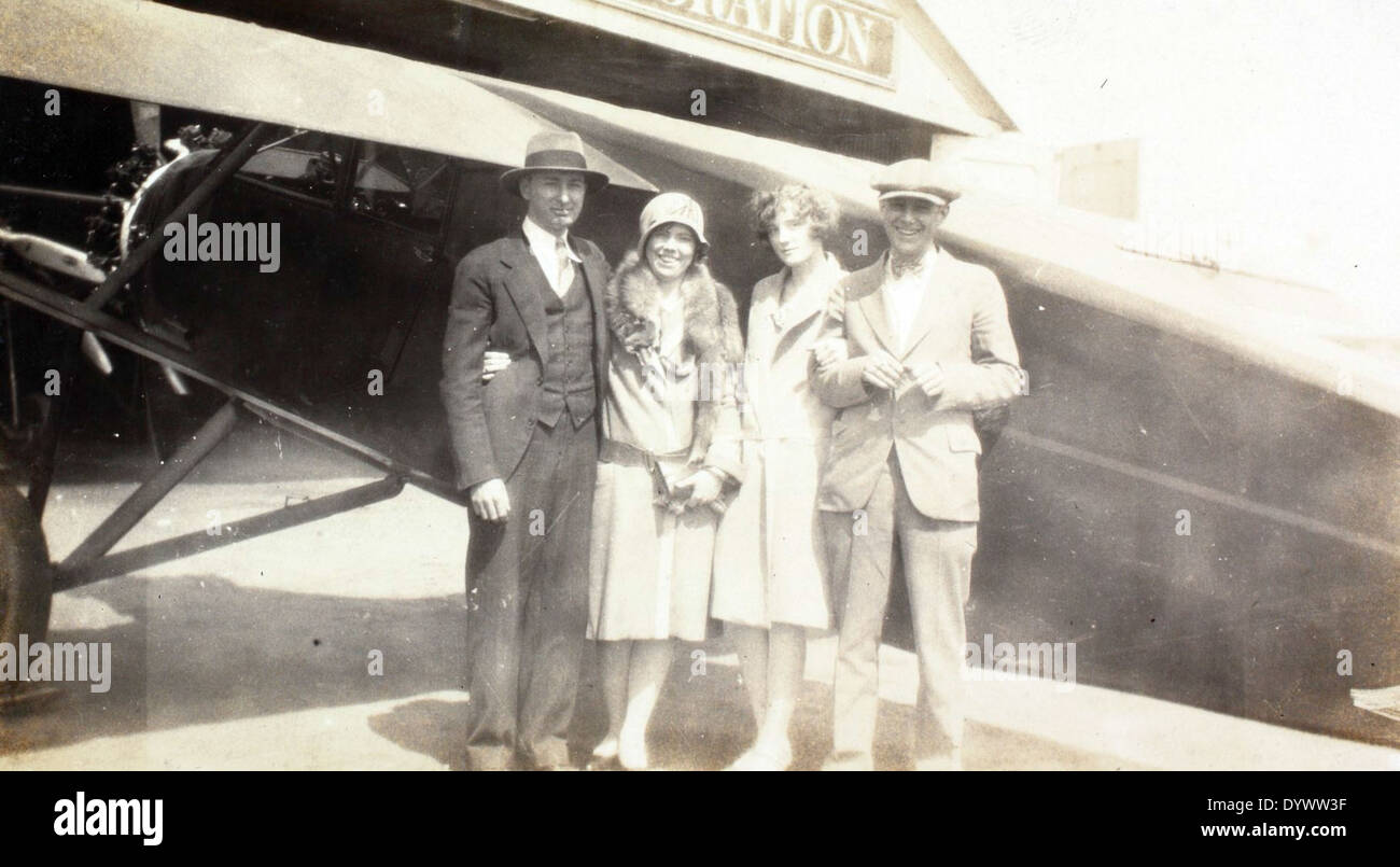 This image from Charles Rector's barnstorming days showcases the ...