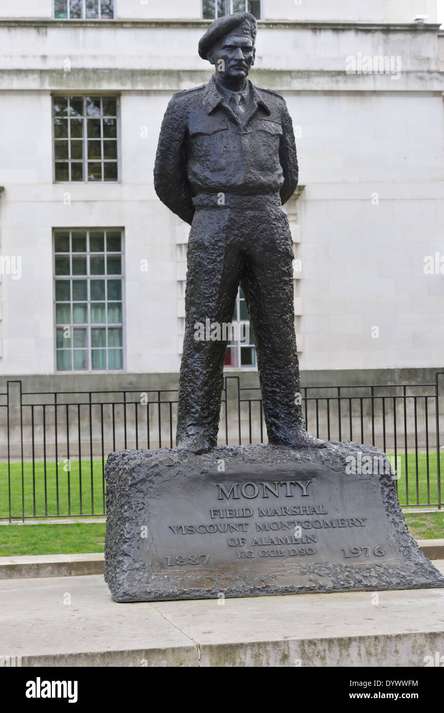 Bronze statue of Field Marshal Sir Bernard Law Montgomery, 1st Stock ... Bronze statue of Field Marshal Sir Bernard Law Montgomery, 1st Stock ...