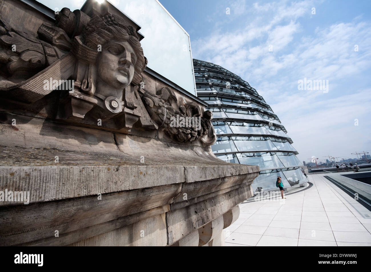 Germany, Berlin, Bundestag, German Parliament Building, Reichstag Dome ...