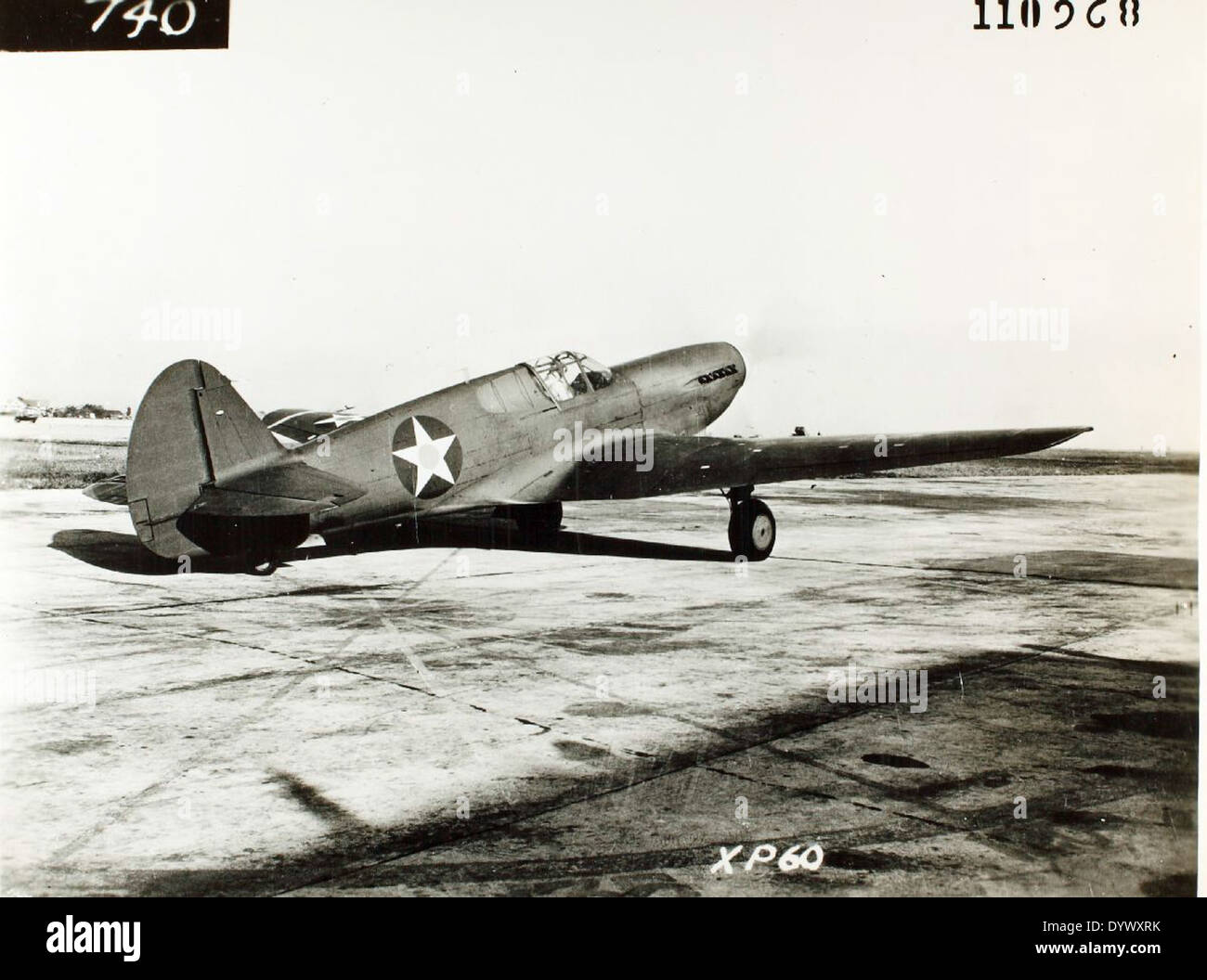 The Curtiss XP-60 was a prototype fighter aircraft developed during ...