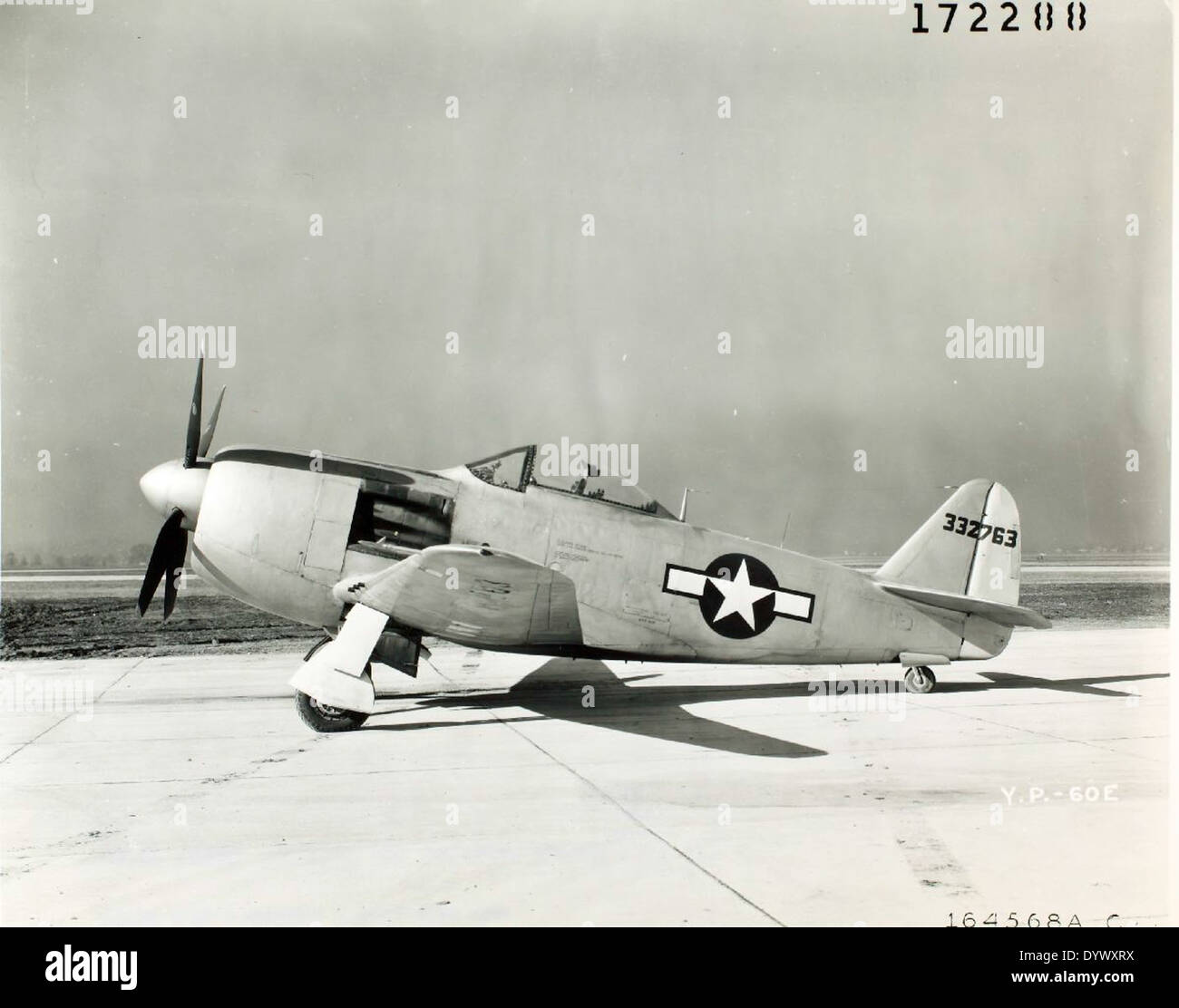 The Curtiss YP-60E was a prototype fighter aircraft developed during ...