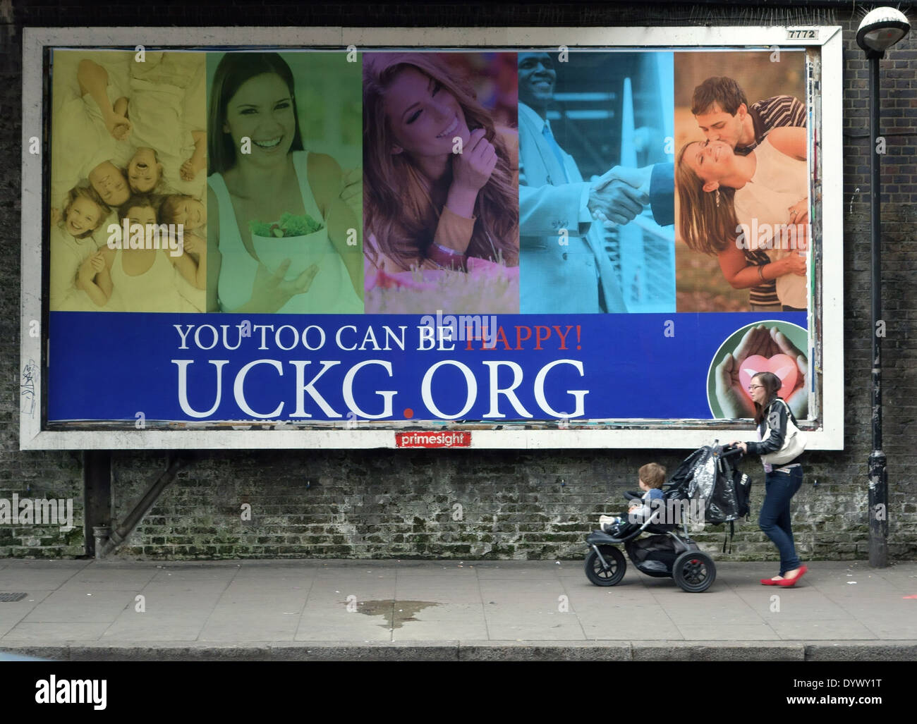 Poster for nearby United Church of the Kingdom of God (UCKG) church in ...