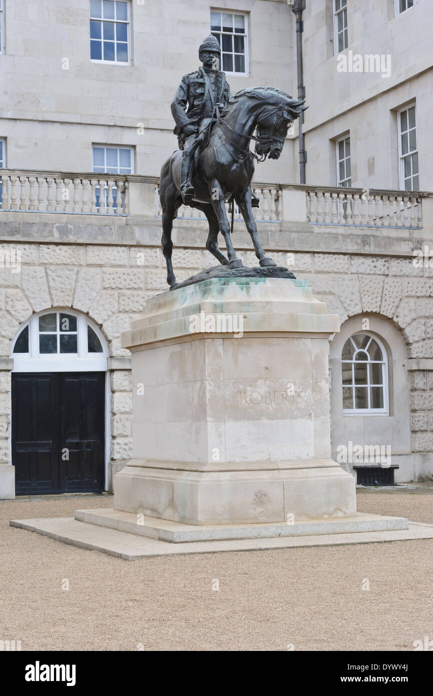 Bronze statue of Lord Roberts at Horse Guards Parade, London, England ...