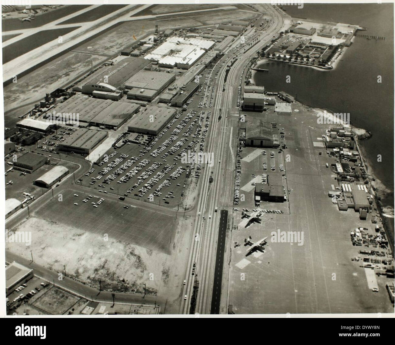 This image shows Ryan Aeronautical operations at Lindbergh Field, San ...
