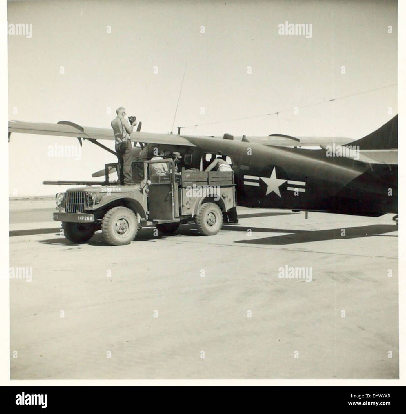 This image features personnel from Ryan Aeronautical, a company known ...