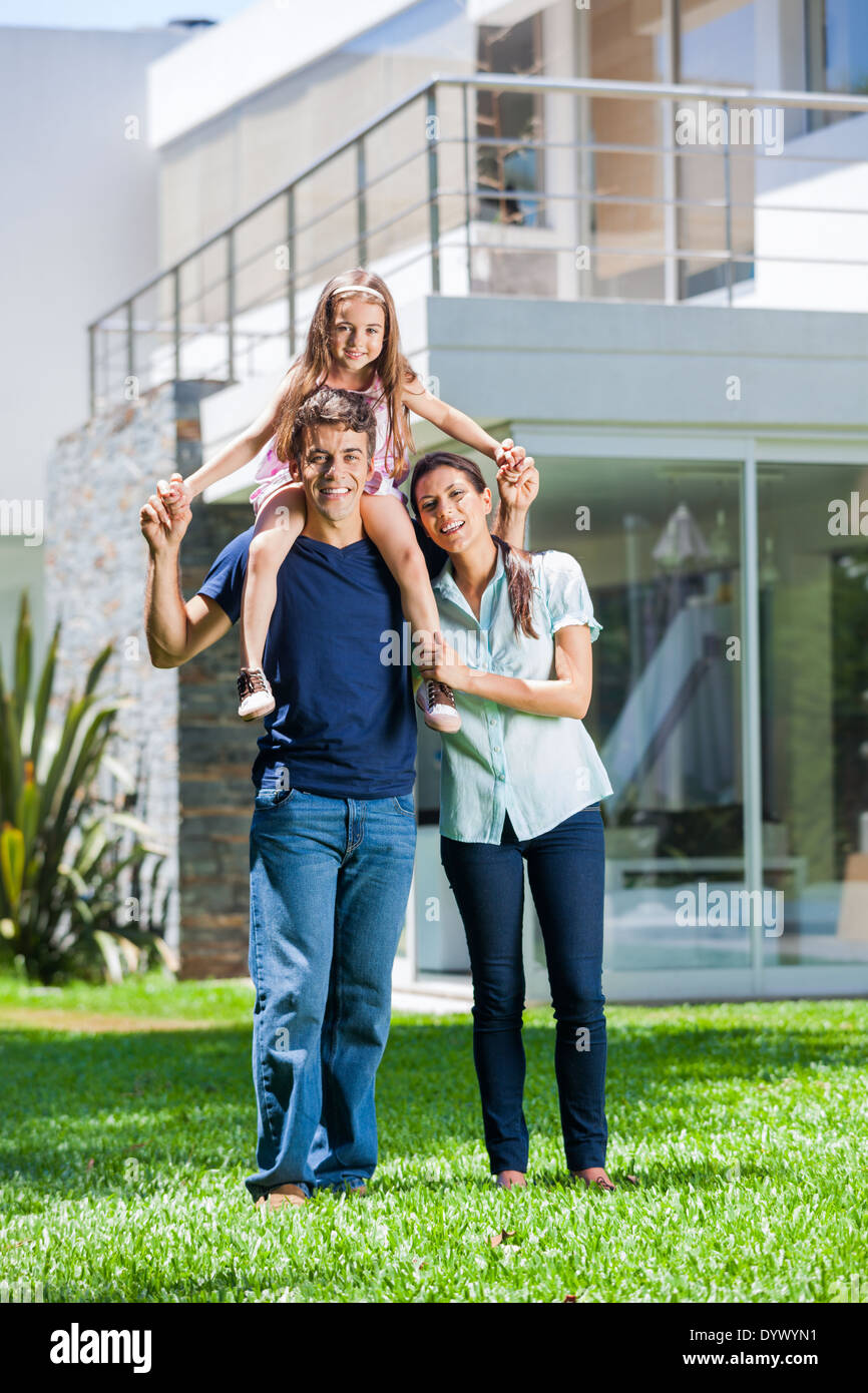 Family In Big House Stock Photo Alamy family-in-big-house-stock-photo-alamy