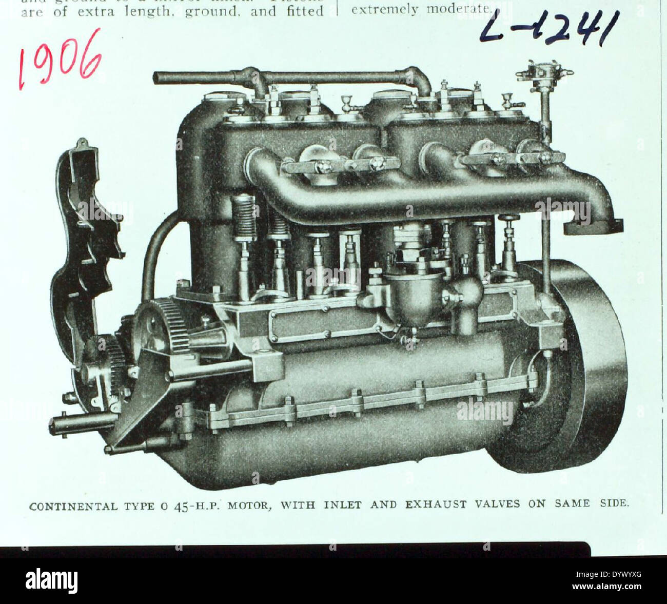 Continental Motors Photo/engine uses Stock Photo - Alamy