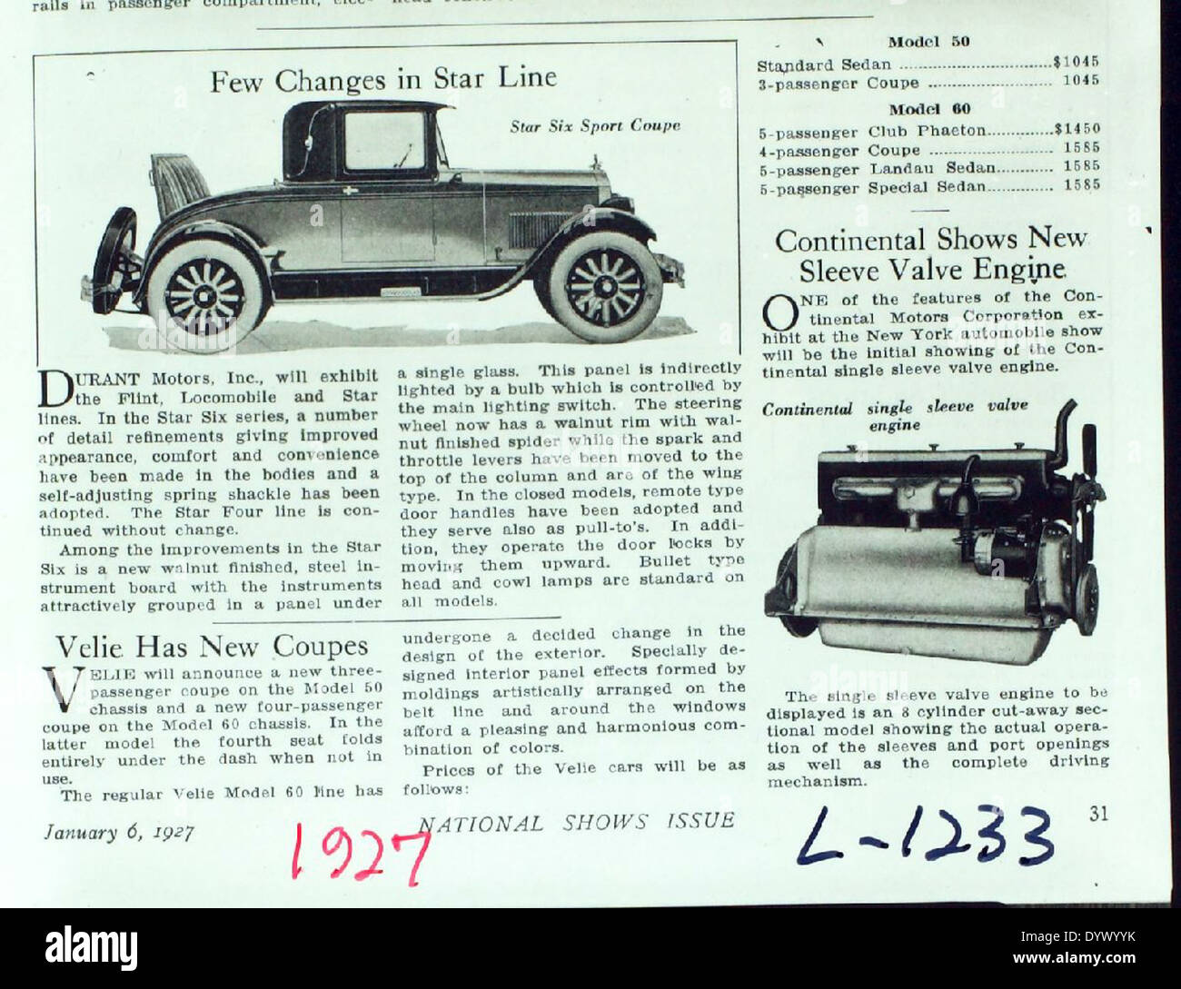 This photo showcases the use of engines produced by Continental Motors ...