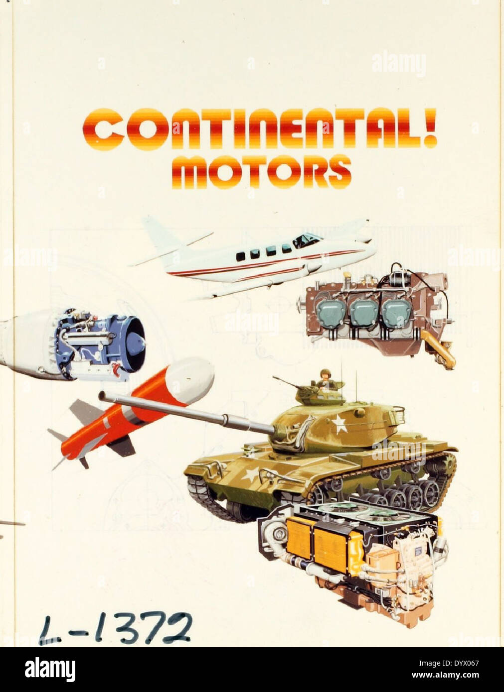 This photo depicts engines produced by Continental Motors, a leading ...