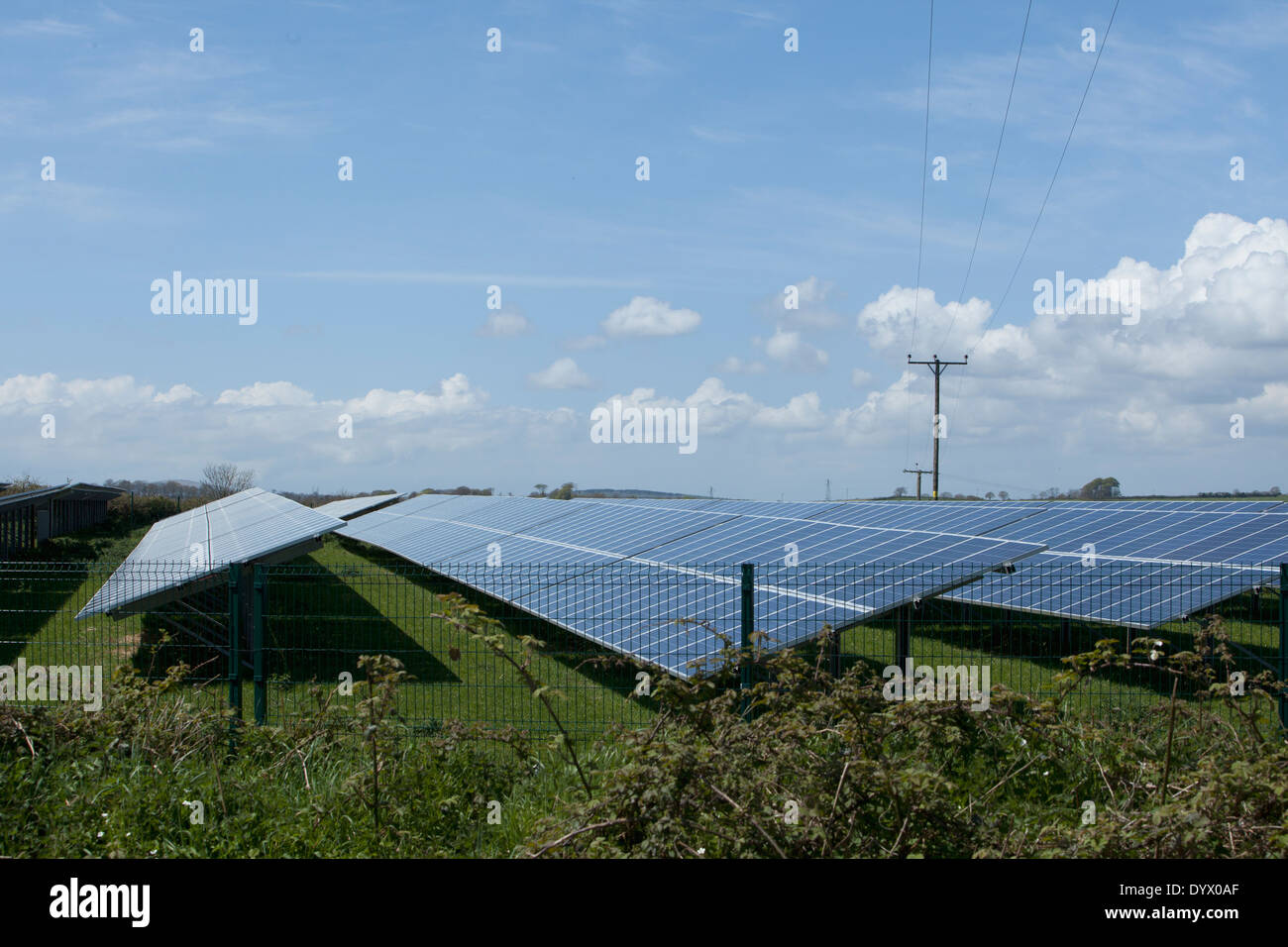 Large solar farm in countryside hi-res stock photography and images - Alamy