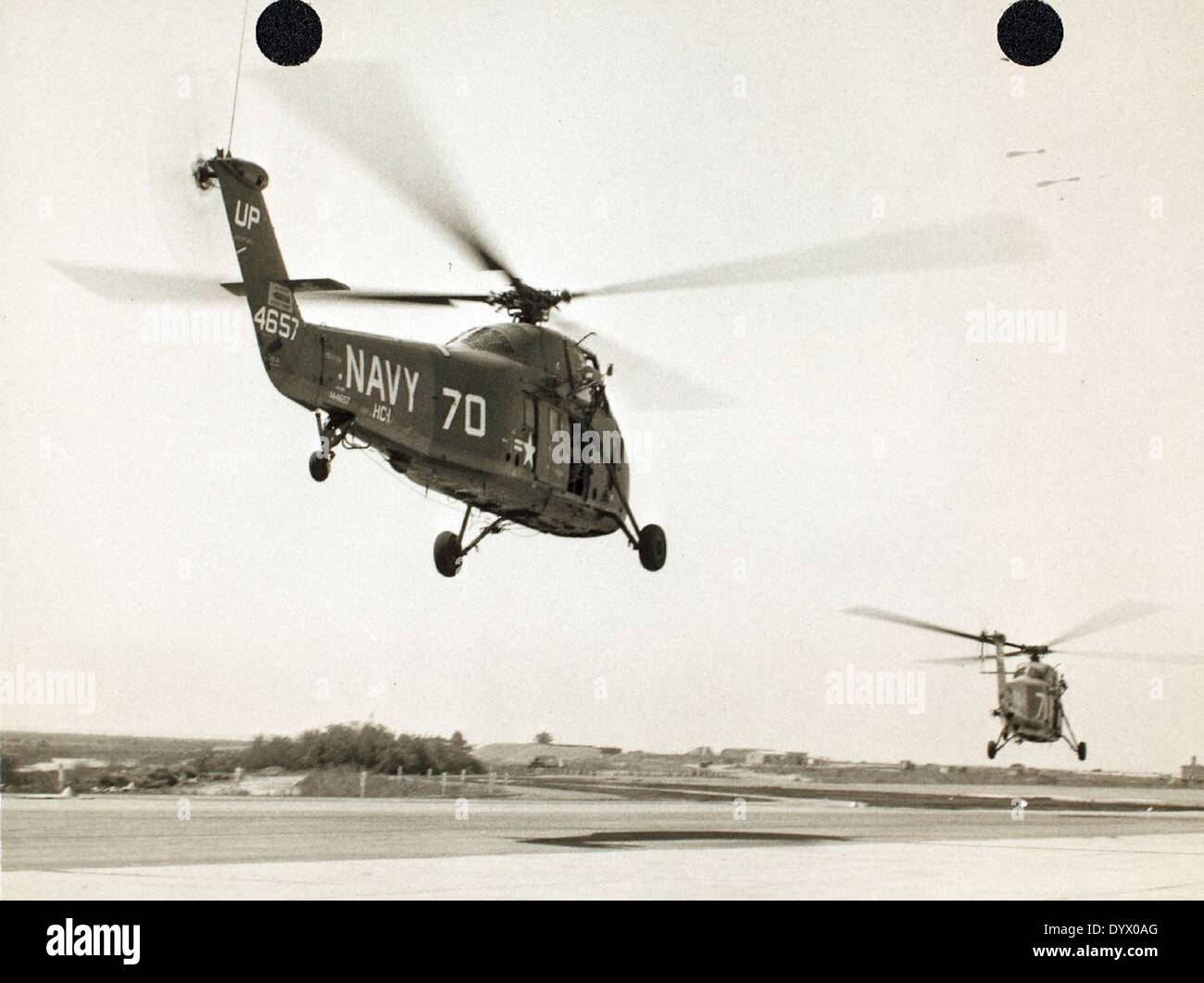 Departing UH-34 ""Seahorse"" 1966 NHHS Photo Stock Photo - Alamy