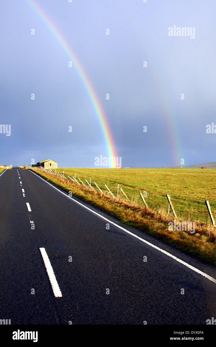 Straight road section hi-res stock photography and images - Alamy