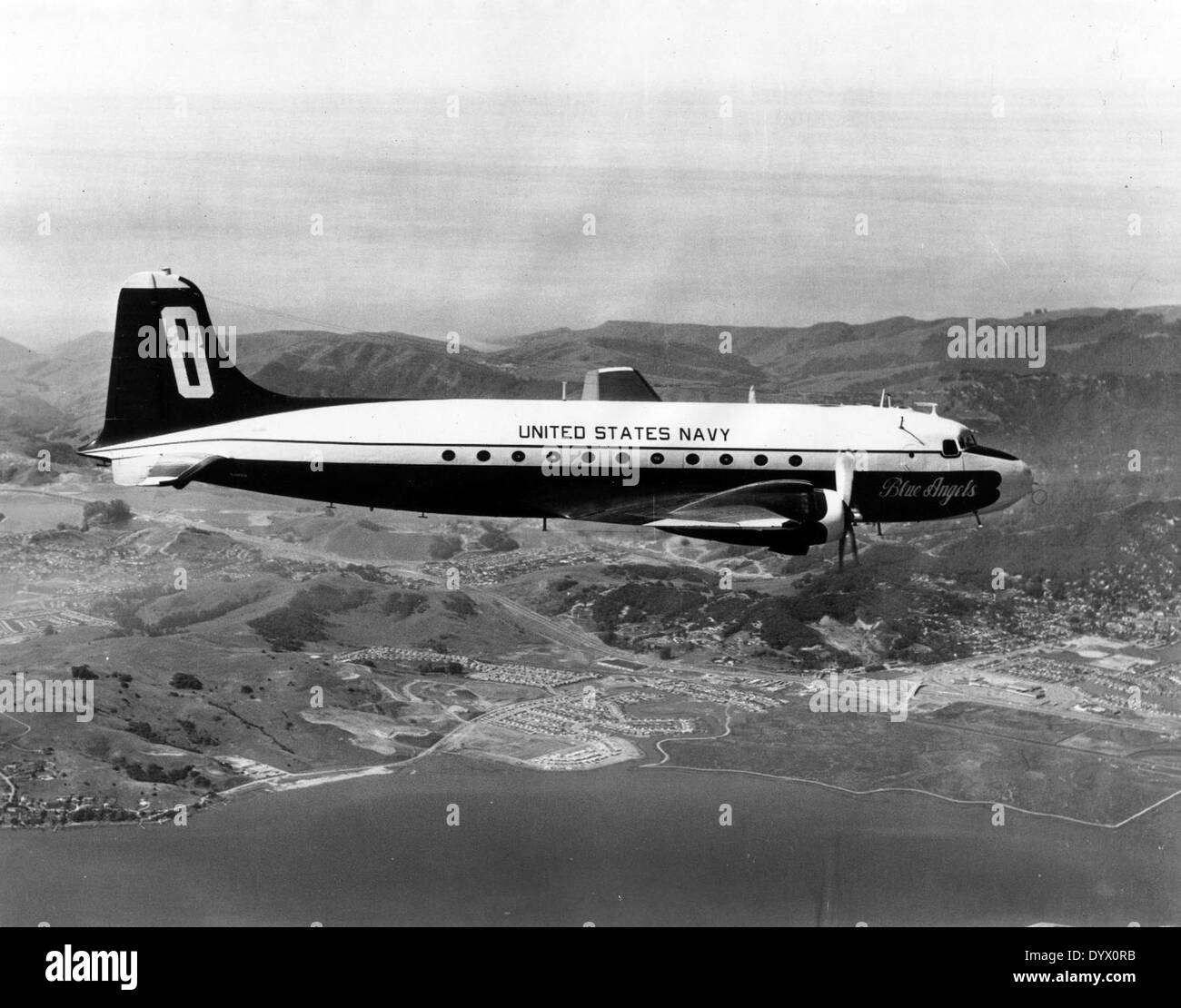 The Blue Angel 8, a Douglas R5D (C-54/DC-4), was part of the U.S. Navy ...