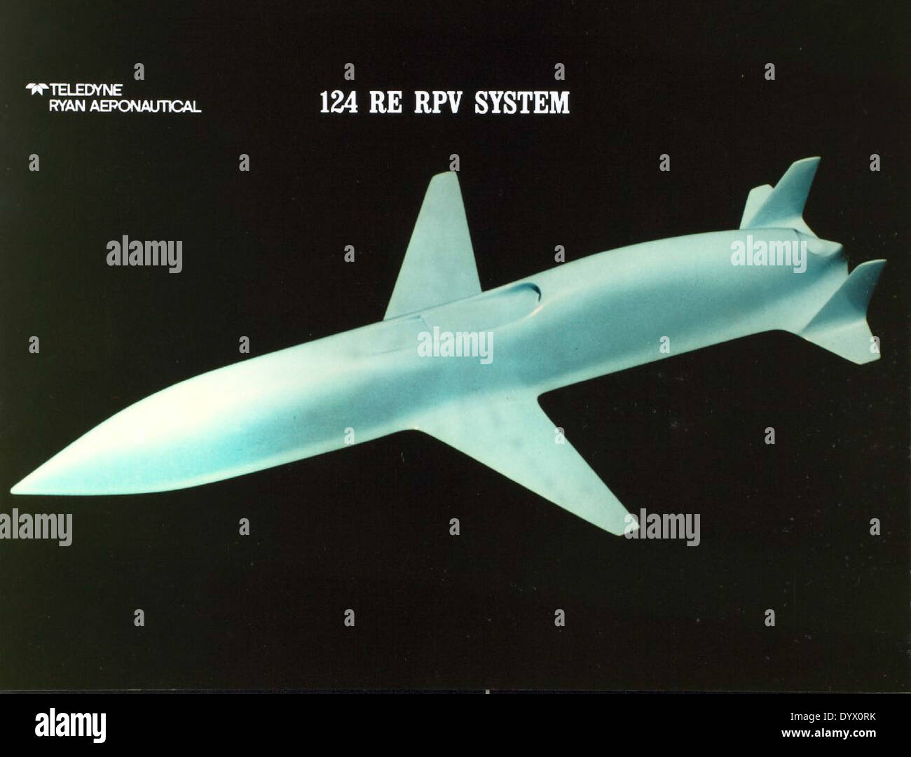 This image features a Teledyne Ryan UAV (unmanned aerial vehicle) from ...