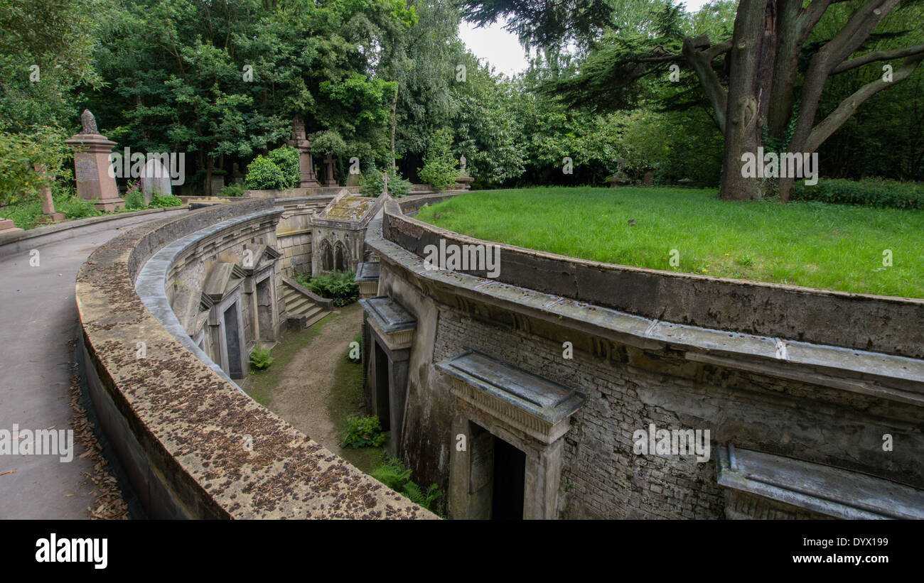 Catacombs at Highgate Cemetery, London Stock Photo - Alamy