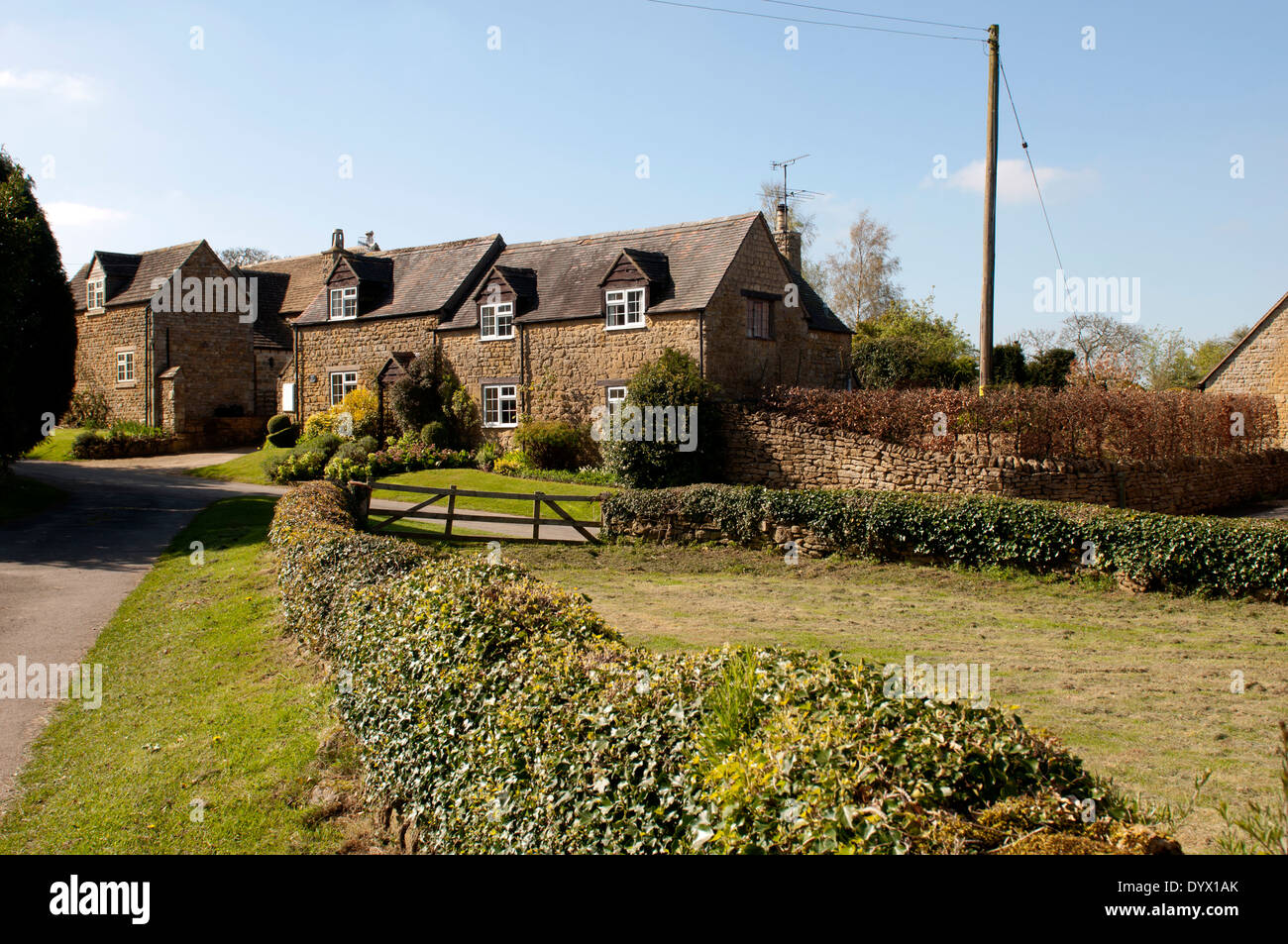 Hidcote Boyce village, Gloucestershire, England, UK Stock Photo - Alamy