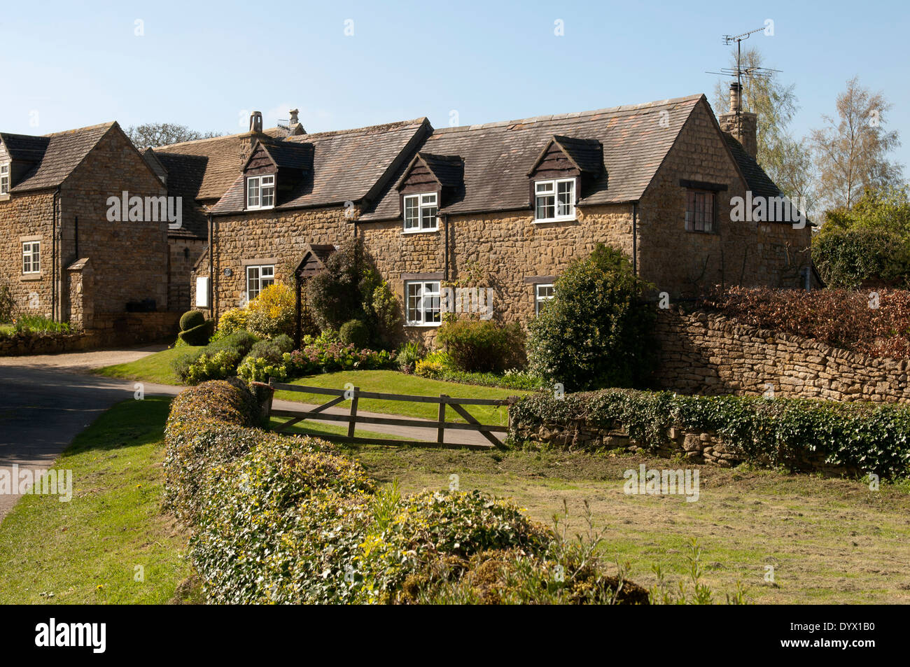 Hidcote boyce village gloucestershire england hi-res stock photography ...