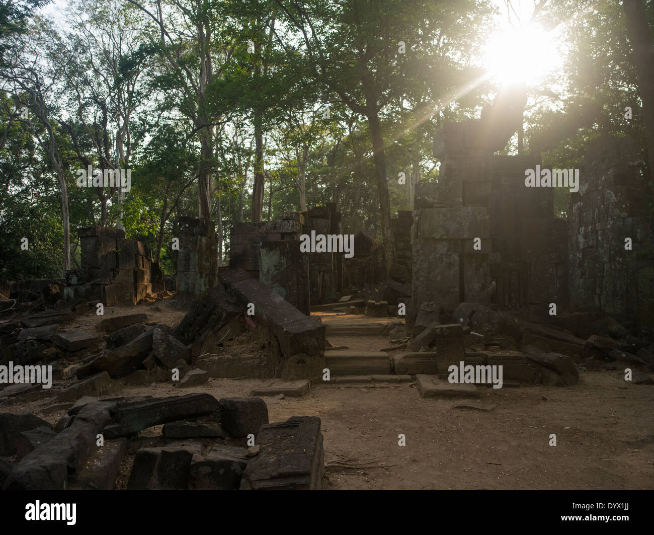Prasat Thom the principal monument of Koh Ker 127 NE of Siem Reap ...