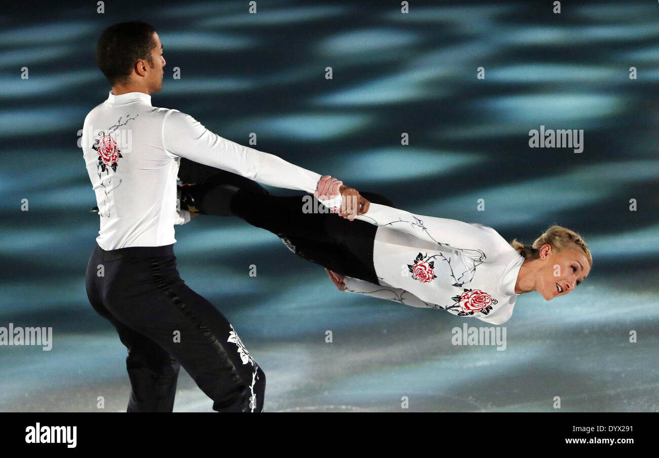 Chemnitz, Germany. 26th Apr, 2014. German figure skater Aljona ...