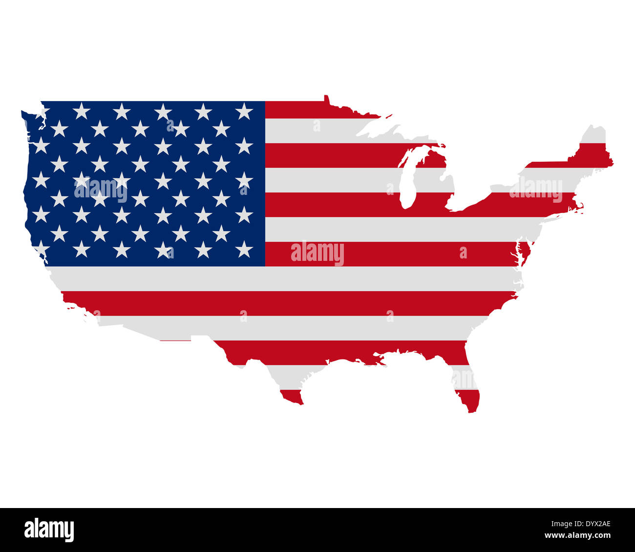 United States Of America Map High Resolution Stock Photography and ...
