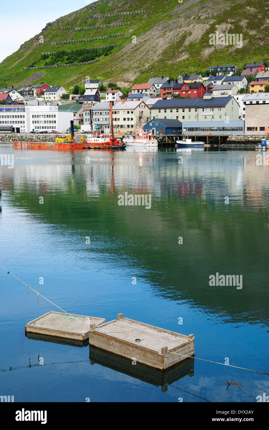 The most northern fishing village of Mageroya Stock Photo - Alamy