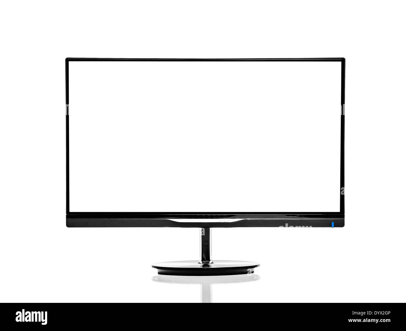 Display monitor isolated on a white background Stock Photo - Alamy