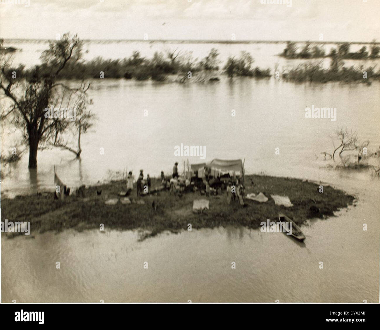 Stranded family on an island southeast of Panuco NHHS Photo Stock Photo ...