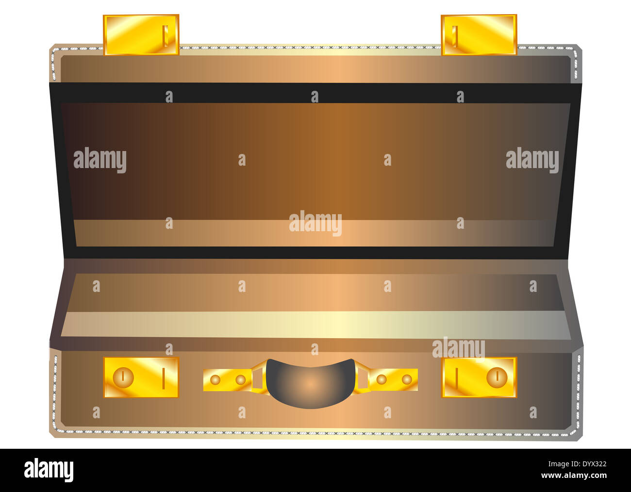 Open suitcase vector hi-res stock photography and images - Alamy