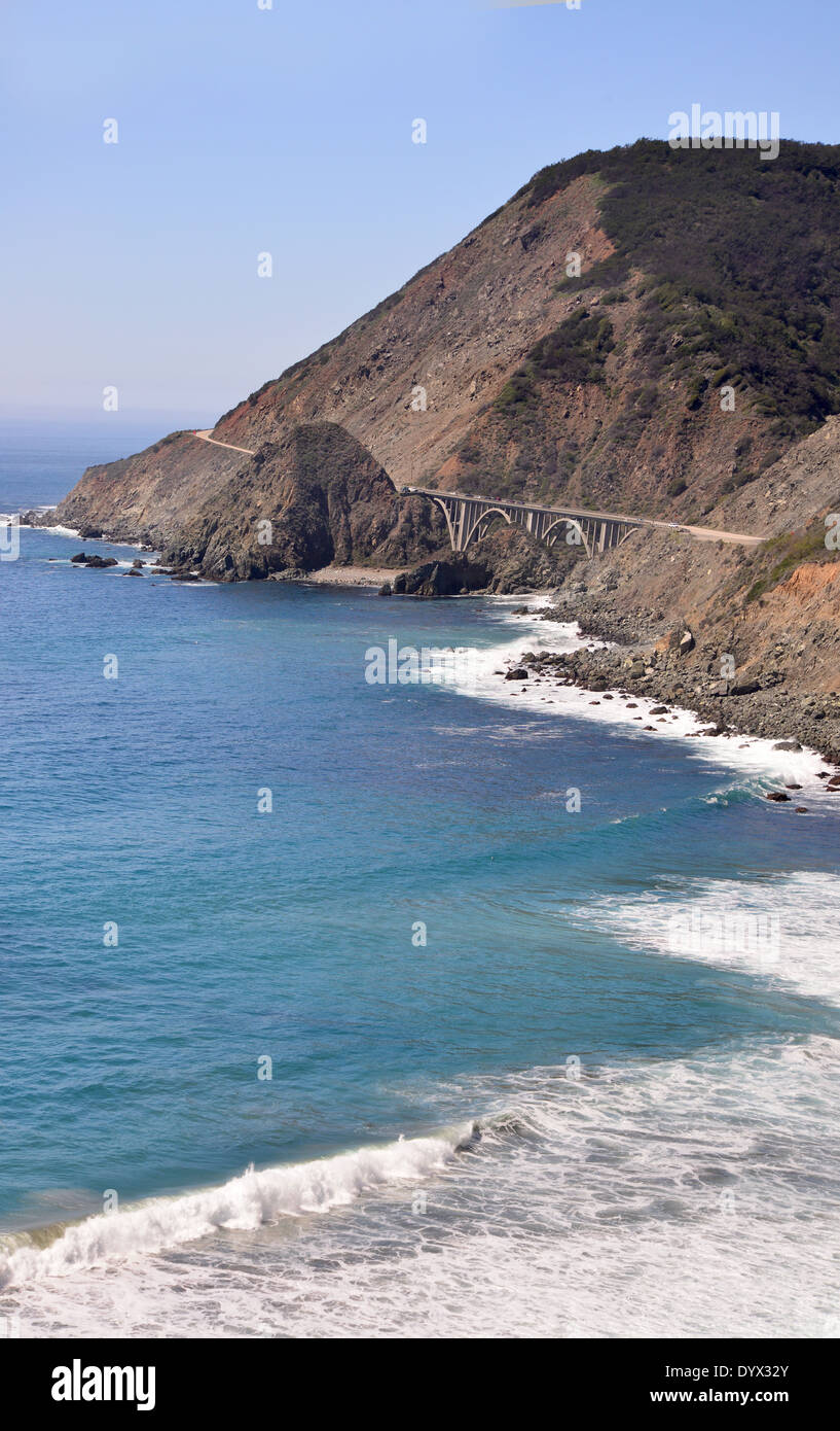 Route 1 in California runs along the coast offering beautiful views of ...