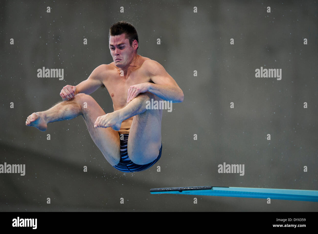 London, UK. 26th Apr, 2014. 2012 Olympic 10m Platform Champion David ...
