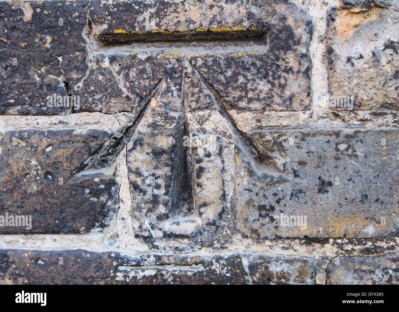 Bench marks for Surveying purposes Stock Photo - Alamy