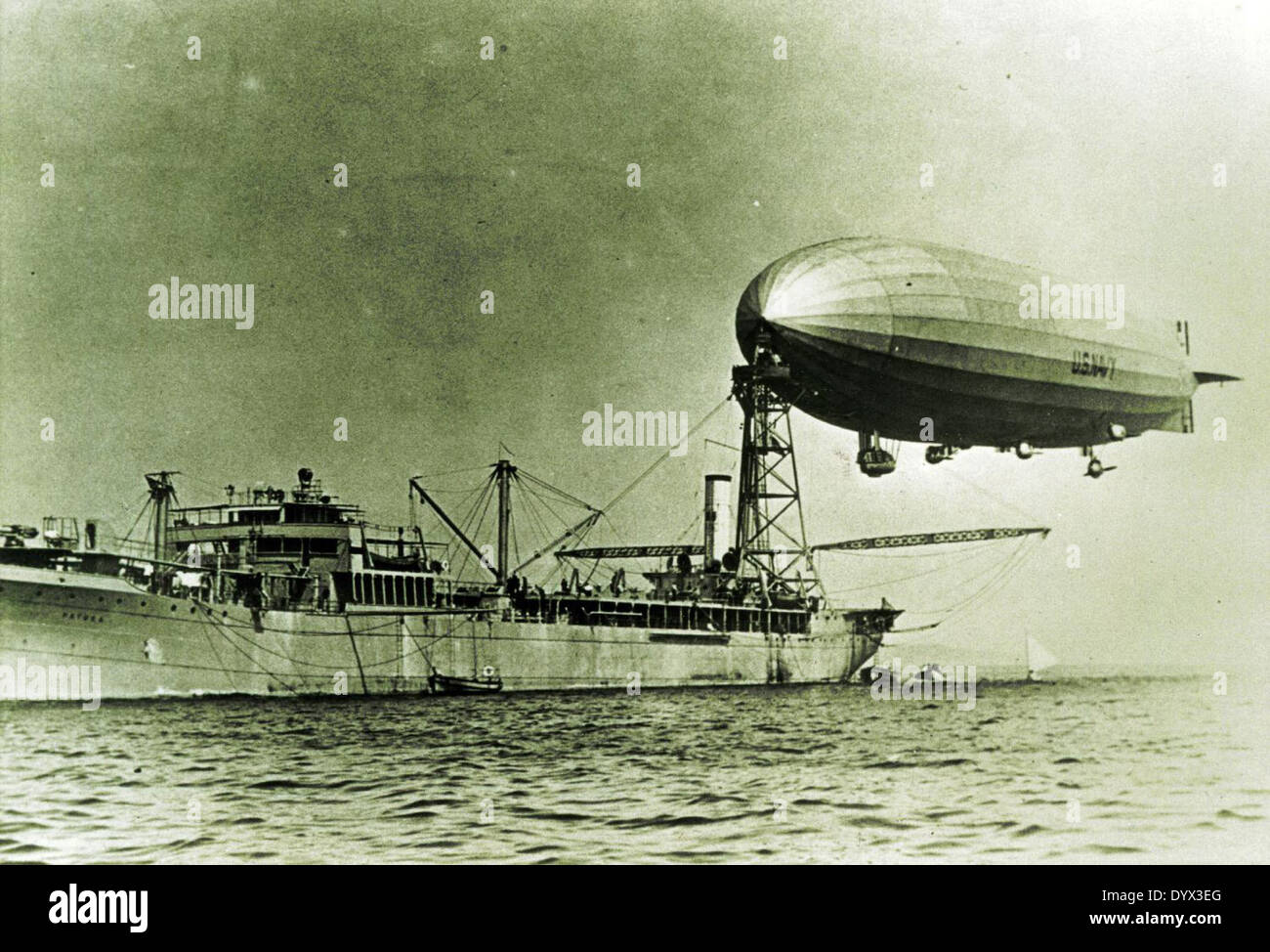 The USS Shenandoah (ZR-1) and USS Patoka (AG-125, AO-9) were key ...